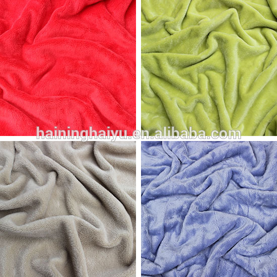 1mm soft velboa fabric/minky fabric plain plush velboa fabric